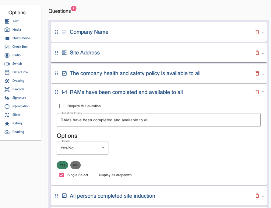 Touch Reports - Digitise checklists, audits, inspections and jobsheets